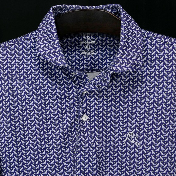 Rhoback | Shirts | Rhoback Mens Xl Polo Shirt Lab Tennis Ball Fetch ...